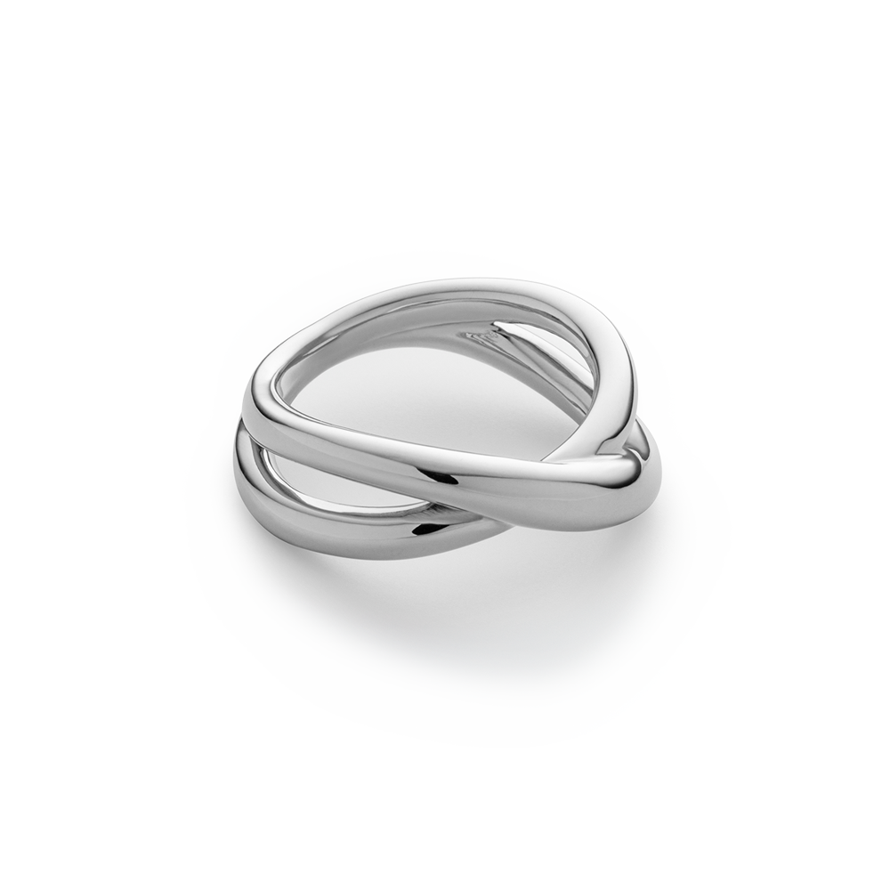 Waves Twisted Ring Silber – Paul Hewitt
